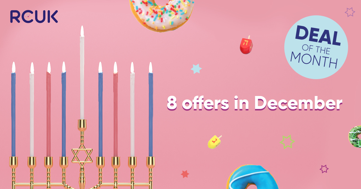 It's back! 8 days, 8 offers this Chanukah | RCUK